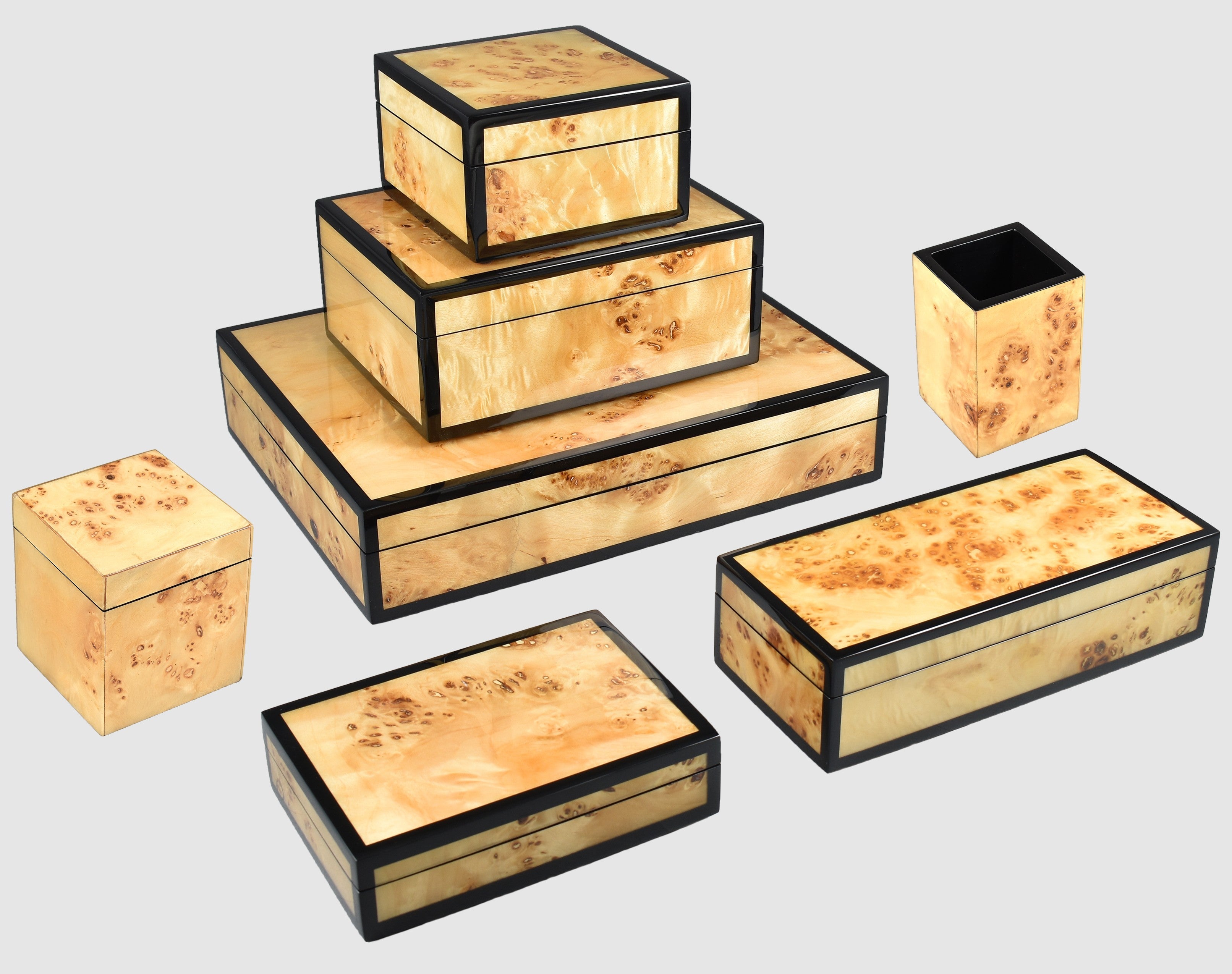 Mappa Burl with Black Trim – Pacific Connections Store